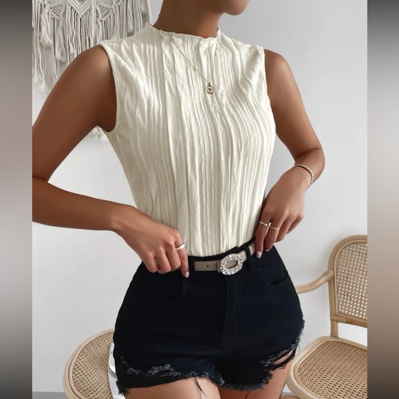 Tops | Boho Textured Tank Top | Poshmark